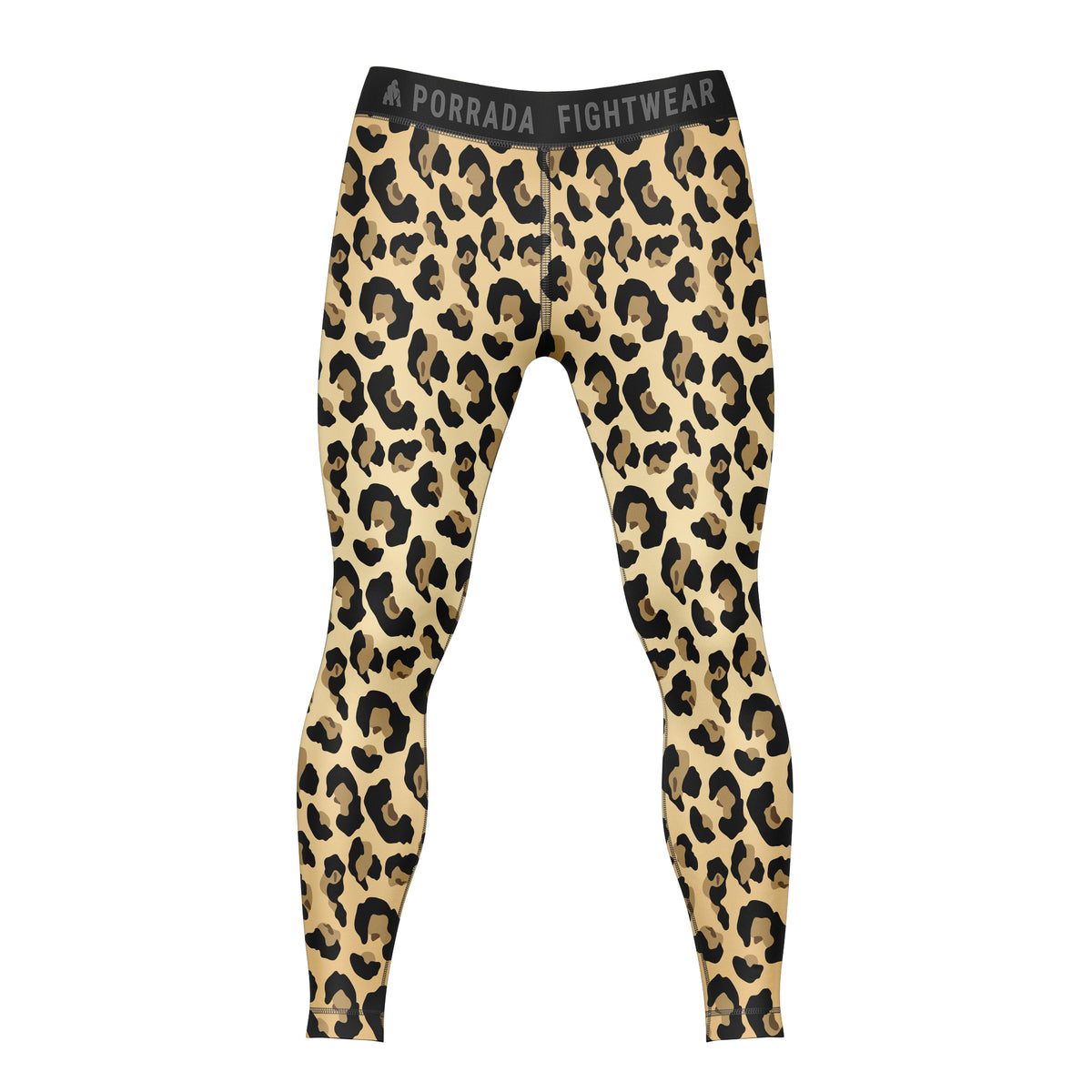Leopard Men Sports Leggings - MMA, BJJ, Running – PORRADA FIGHTWEAR