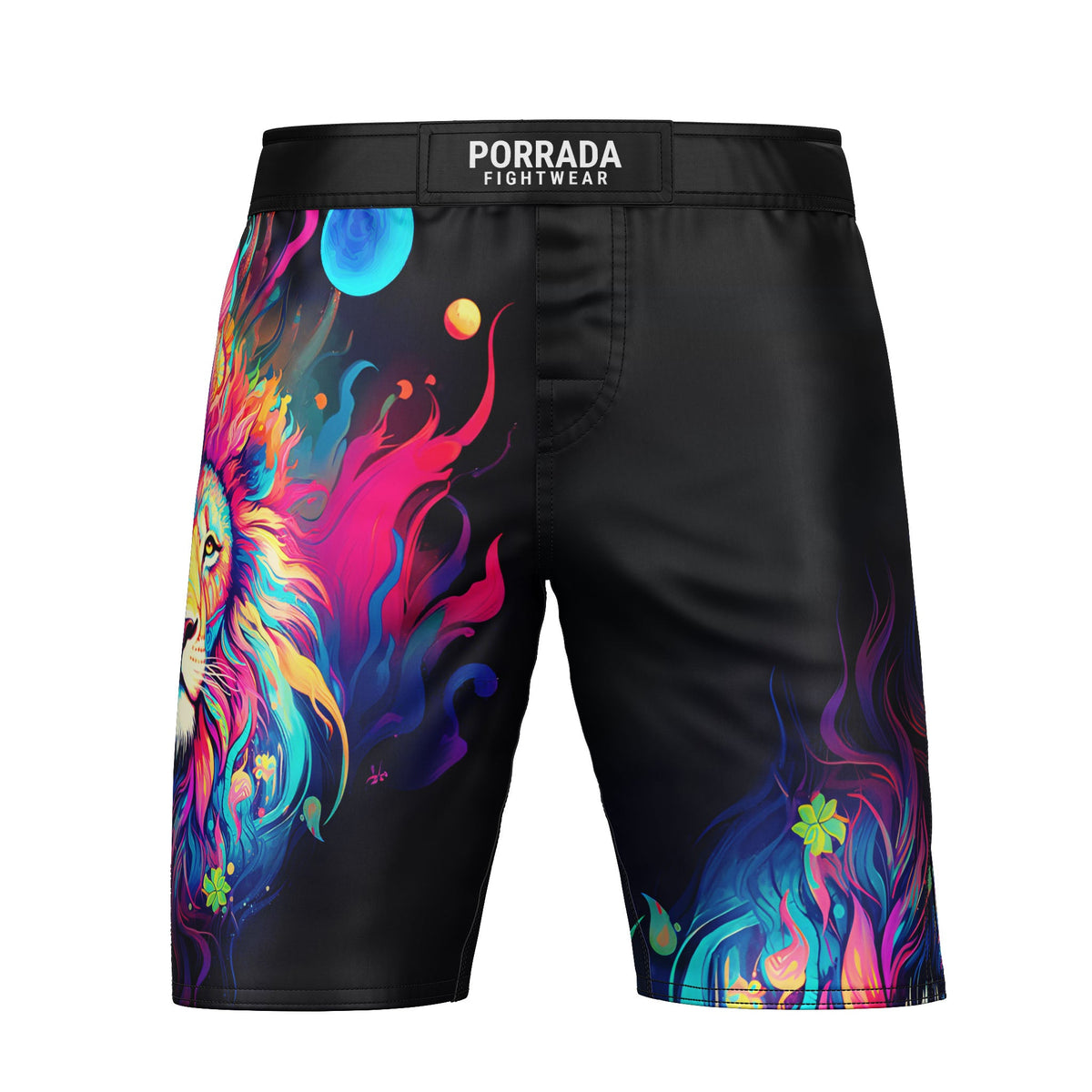 Rainbow Mystical Lion Kids BJJ MMA Fight Shorts – PORRADA FIGHTWEAR